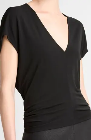 Vince Ruched Dolman Sleeve Top