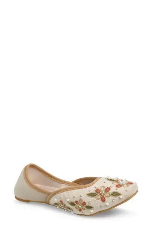 FUCHSIA Chaman Flat - Light Beige