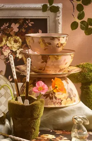 MACKENZIE-CHILDS Wild Rose Everyday Bowl
