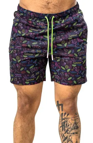 MACEOO Marthyr Swim Trunks - Black