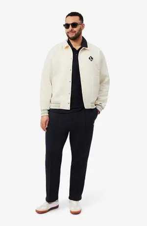 Lacoste Logo Detail Cotton-blend Bomber Jacket