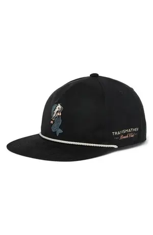 Travis Mathew Twill Baseball Cap - Black