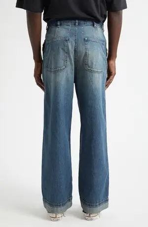 MAISON MARGIELA Wide-leg Japanese Denim Jeans