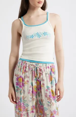 Rip Curl Half Moon Bay Layer Camisole - Bone