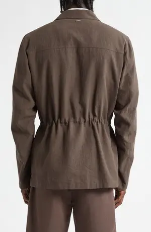 Herno Linen And Cotton Field Jacket
