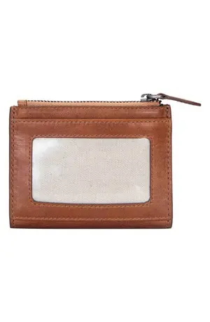 THE FRYE COMPANY Melissa Leather Card Case - Cognac