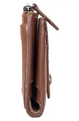 THE FRYE COMPANY Melissa Leather Card Case - Cognac