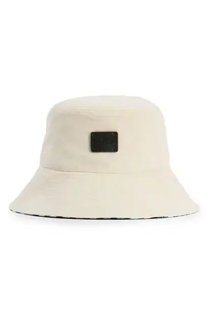 Barbour Selena Cotton Twill Bucket Hat - Ecru