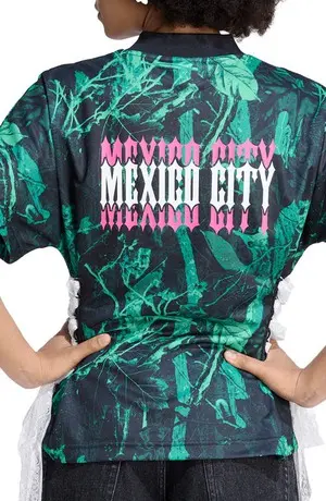 ADIDAS ORIGINALS Cdmx Graphic Reconstructed Jersey T-shirt