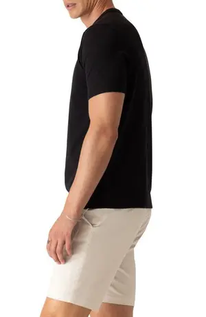 DEKE Modern Knit Crewneck T-shirt - Black