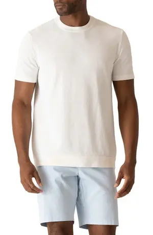 DEKE Modern Knit Crewneck T-shirt - White