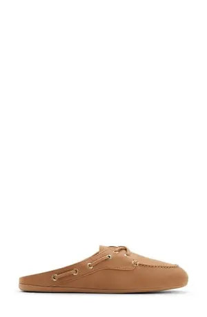 Sperry Slim Leather Boat Mule - Tan