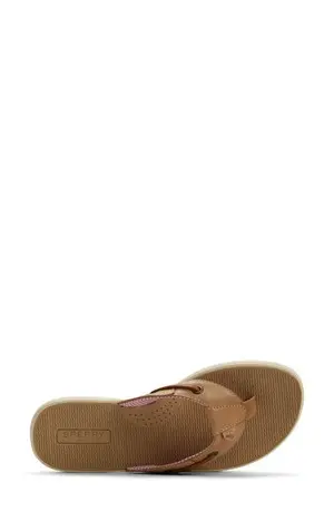 Sperry Seafish Flip Flop - Tan