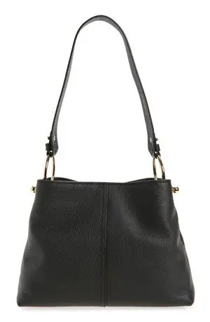 Strathberry Lana Leather Hobo Bag - Black