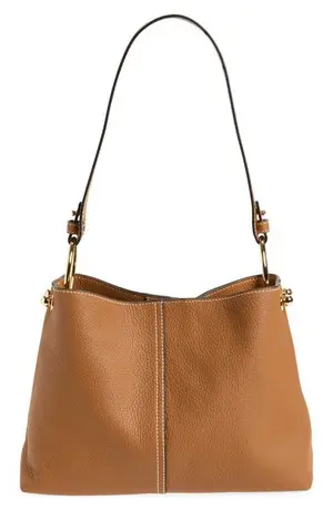 Strathberry Lana Leather Hobo Bag - Tan