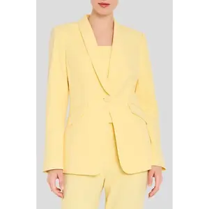 TAHARI ASL Shawl Collar Button Blazer