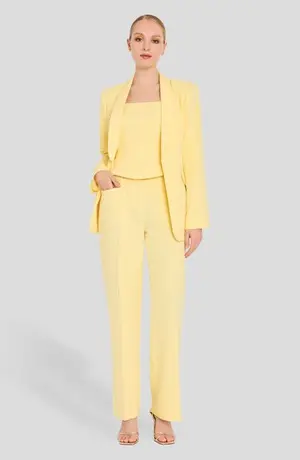 TAHARI ASL Shawl Collar Button Blazer