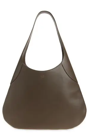 Khaite Large Joan Leather Hobo Bag - Elephant