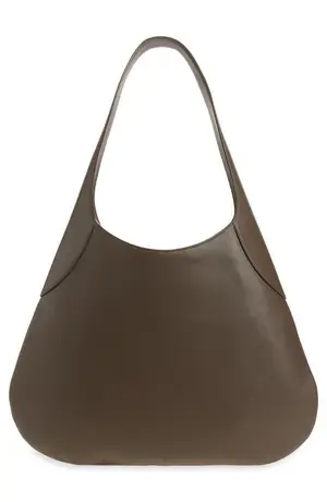 Khaite Large Joan Leather Hobo Bag - Elephant