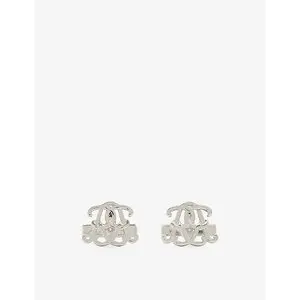REISS Hitch Monogram Metal Cufflinks - Silver
