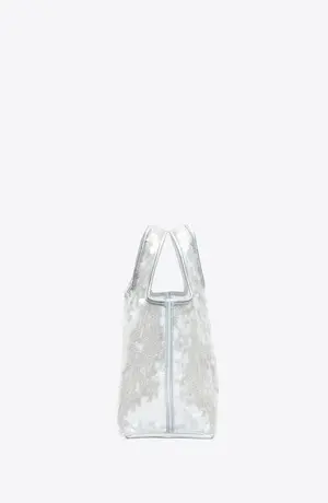 3.1 Phillip Lim Sequin Mini Market Tote - Silver
