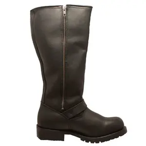 RIDETECS 16" Engineer Biker Boots With Zipper