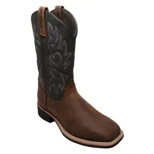 ADTEC Work Western Square Toe Boots