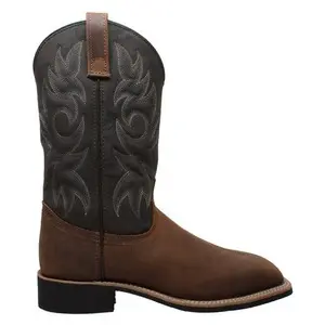 ADTEC Work Western Square Toe Boots