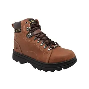 ADTEC 6" Steel Toe Hiker Boots - Brown
