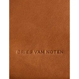Dries Van Noten Resin-handle Micro Leather Cross-body Bag