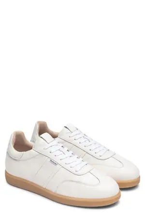 NEROGIARDINI Low-top Leather Sneaker - White