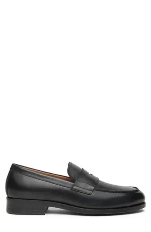 NEROGIARDINI Leather Penny Loafer
