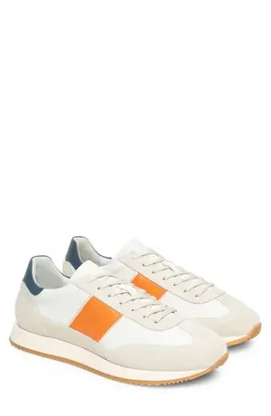 NEROGIARDINI Retro Low Top Sneaker - Orange Multi