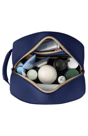 KUSSHI Neoprene Dopp Kit - Navy/khaki