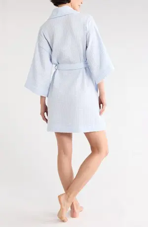 NORDSTROM RACK Cotton Waffle Knit Robe
