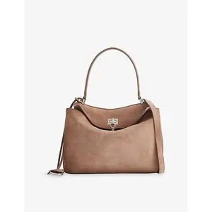 Balenciaga Rodeo Small Suede Top-handle Bag - Sesame