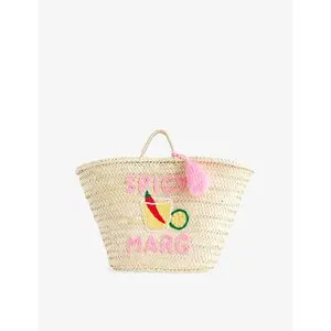 BOUTIQUE BONITA Raffia Basket Bag