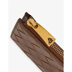 Bottega Veneta Intrecciato Zipped Leather Card Case