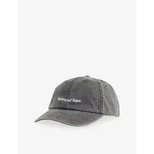ANYA HINDMARCH Embroidered Cotton Baseball Cap - Black