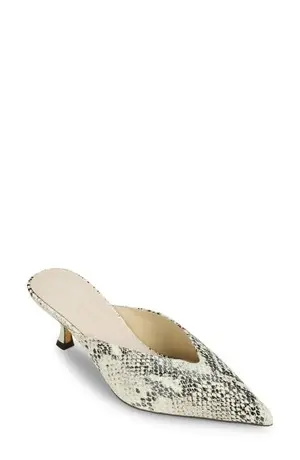 Yosi Samra Remi Pointed Toe Kitten Heel Mule
