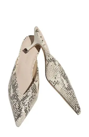 Yosi Samra Remi Pointed Toe Kitten Heel Mule