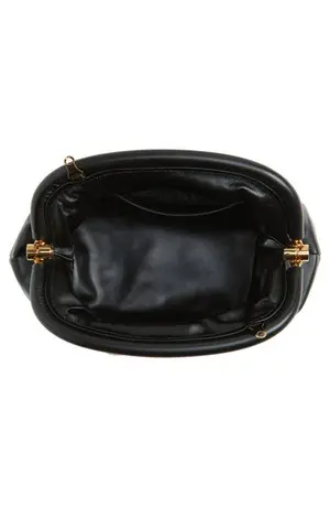 Stella McCartney Falabella Padded Soft Clutch - Black