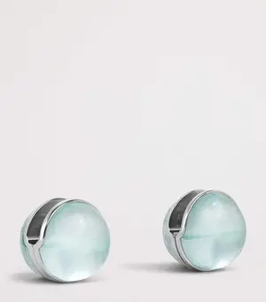 Alaïa Sphere Earrings - Green