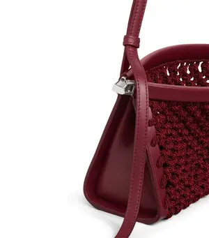 Alaïa Le Click East West Shoulder Bag - White