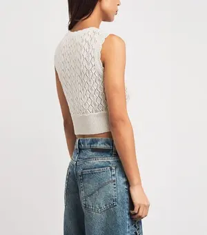 VIVIENNE WESTWOOD Organic Cotton Crochet Ella Top