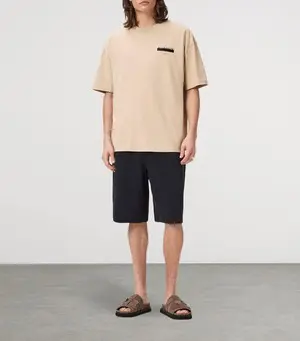 ALLSAINTS Organic Cotton Redact T-shirt - Brown