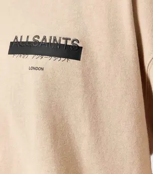 ALLSAINTS Organic Cotton Redact T-shirt - Brown