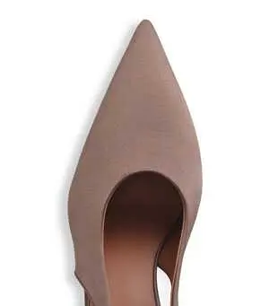 Alaïa Satin Cube Slingback Wedges 75