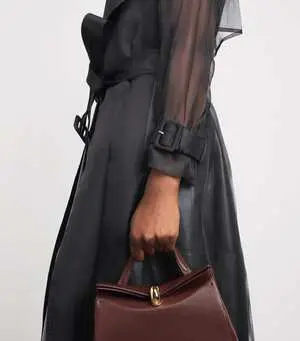 Alice + Olivia Sheer Silvia Trench Coat