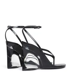 Alaïa Tongs Wedge Heel Sandals